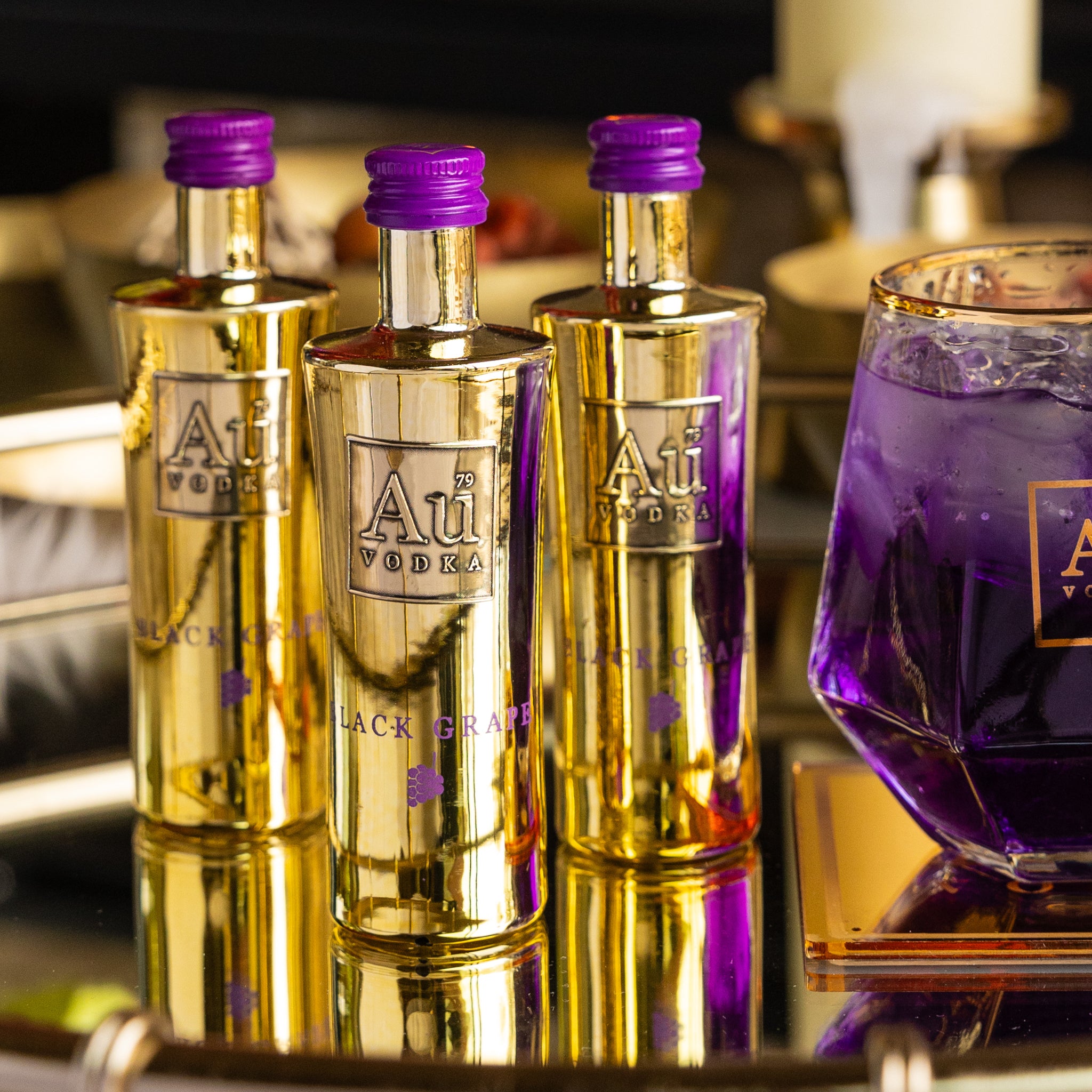 Au Vodka Black Grape Miniature – Au Vodka Europe