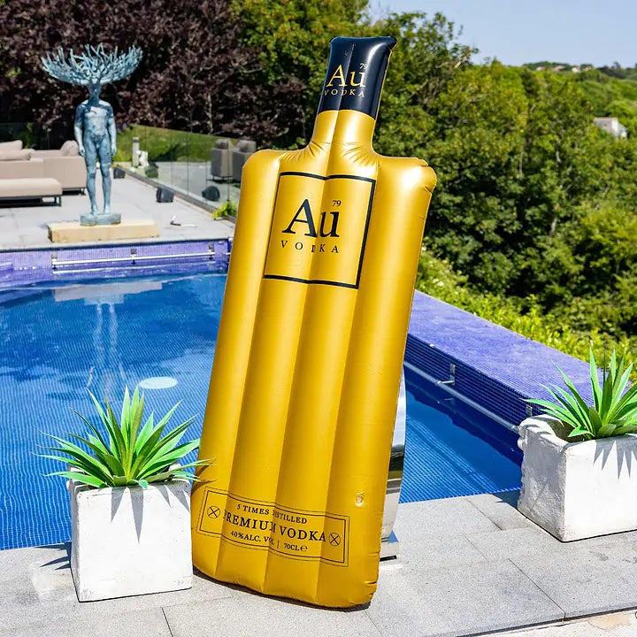 Au Gold Inflatable Lilo – Au Vodka Europe